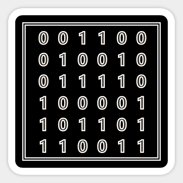 Binary - Futurama - Sticker | TeePublic